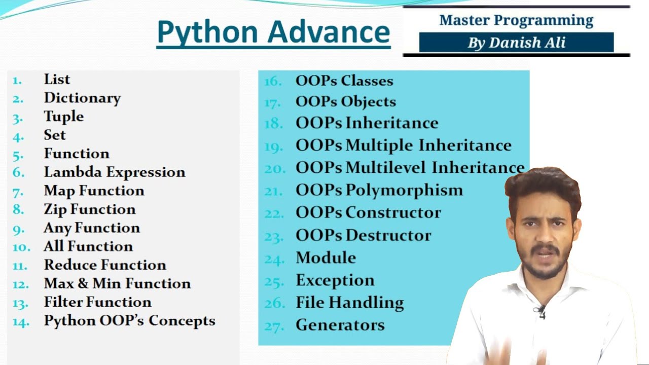 Python Advance Tutorial In Hindi Youtube