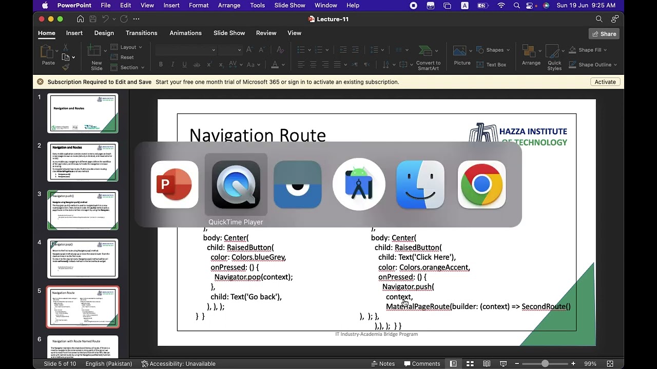 5 Navigation And Routing In Flutter Module 11 Flutter App