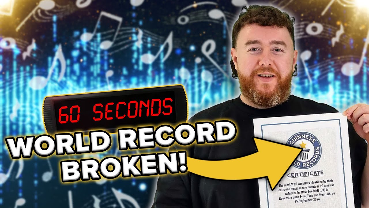 World Record Broken Most Wwe Wrestlers Identified By Their Entrance