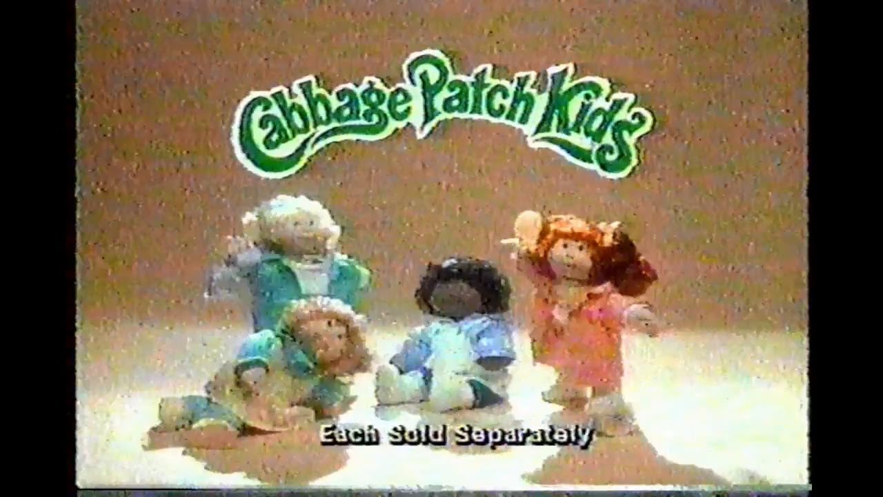 Cabbage Patch Kids Toy By Coleco 1986 Four Commercials Youtube