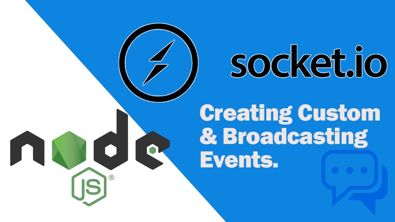 Node Js Socket Io Custom Broadcasting Events Youtube