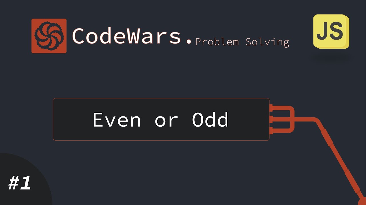1 Codewars Javascript Even Or Odd Arabic Youtube