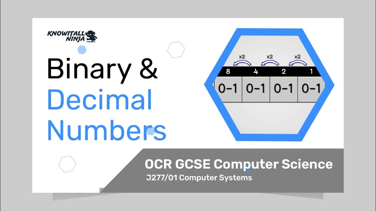 Binary And Decimal Numbers Ocr Gcse Computer Science Youtube