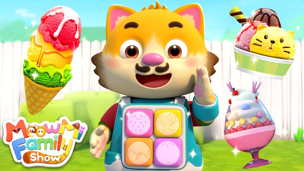 Rainbow Ice Cream Robot Colors Song Kids Songs Cartoon For Kids