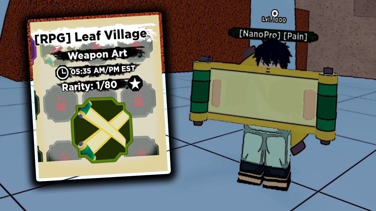 Weapon Art Location Showcase In Shinobi Life 2 It S Busted Youtube