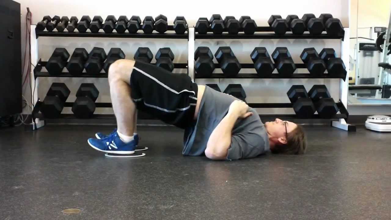 Slider Hamstring Curl Youtube