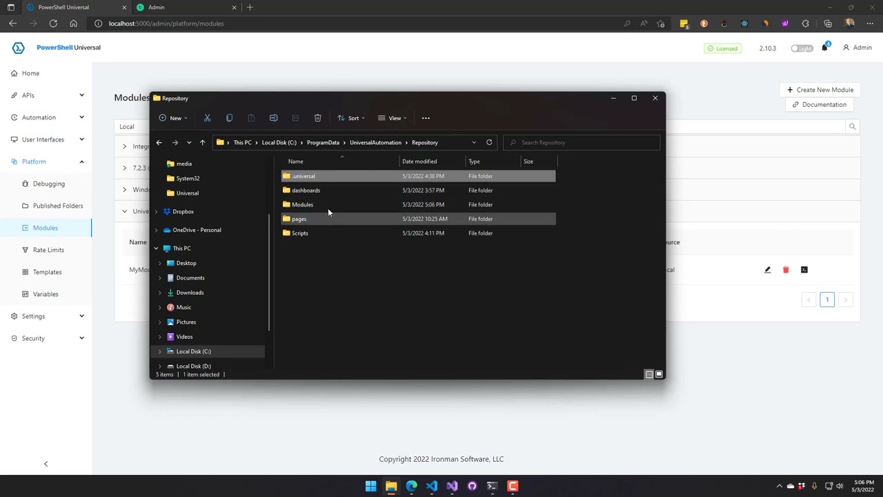 Powershell Universal Training Platform Modules Youtube
