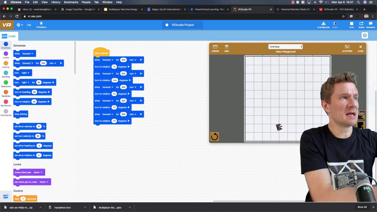 Roboticsengineeringtechnology Vexcode Vr Youtube