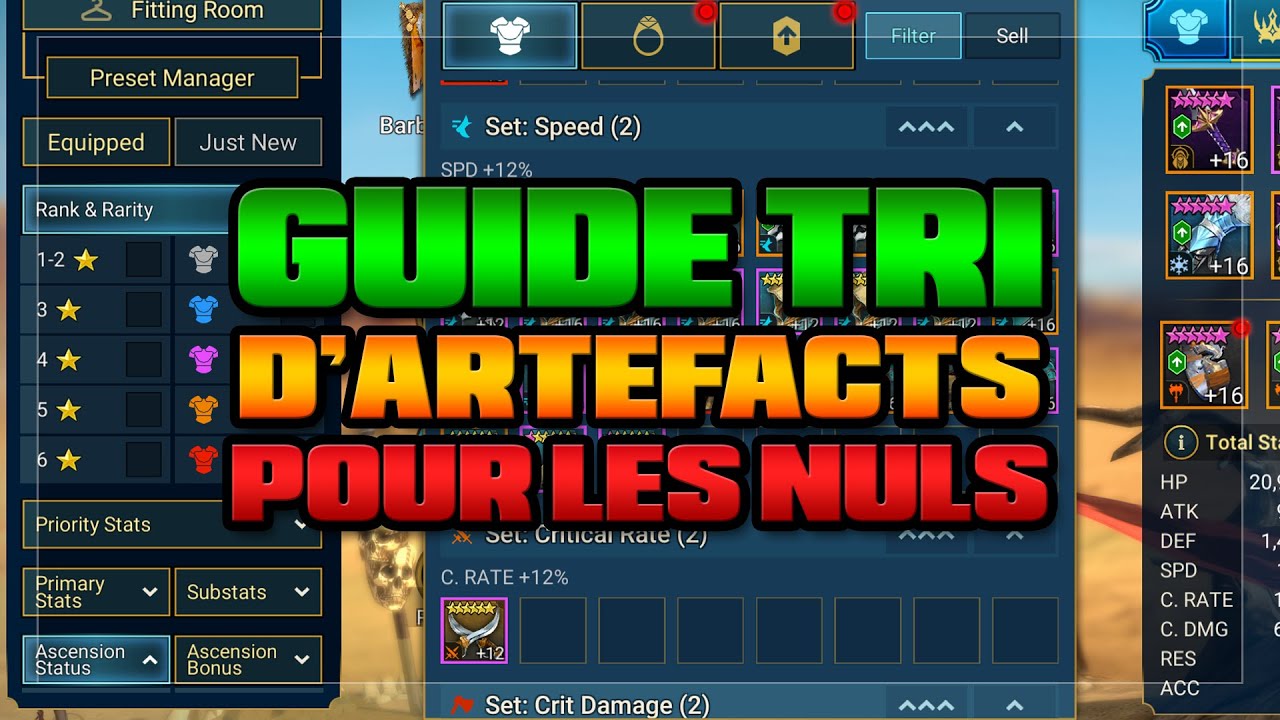 Trier Ses Artefacts C Est Facile Guide Du Débutant Youtube