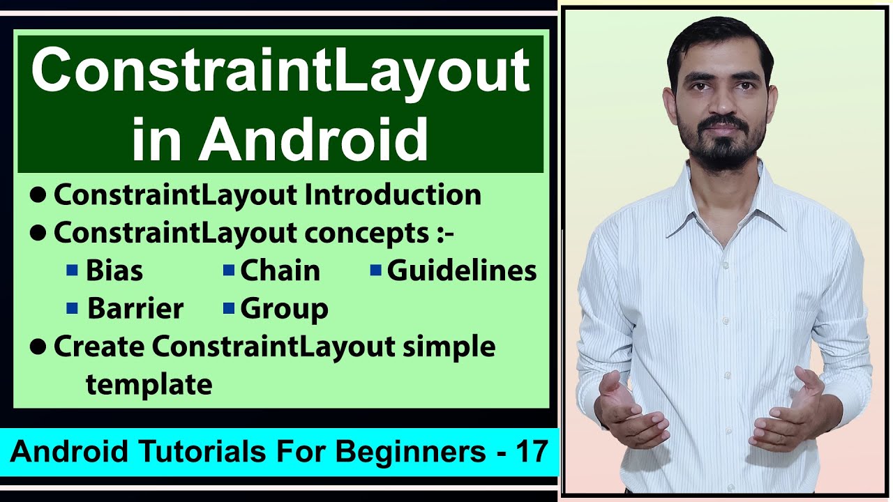 Constraintlayout Tutorial In Android Studio By Deepak Understanding