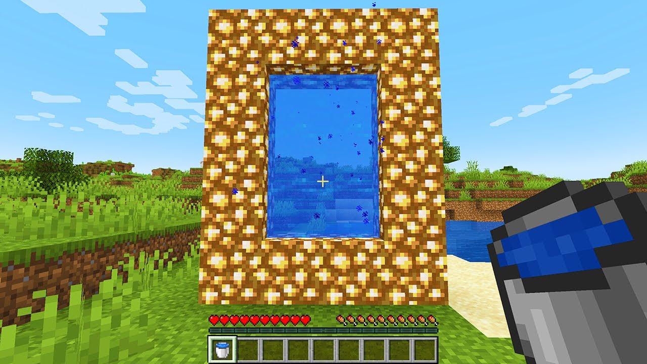 How To Make An Aether Portal In Minecraft Youtube