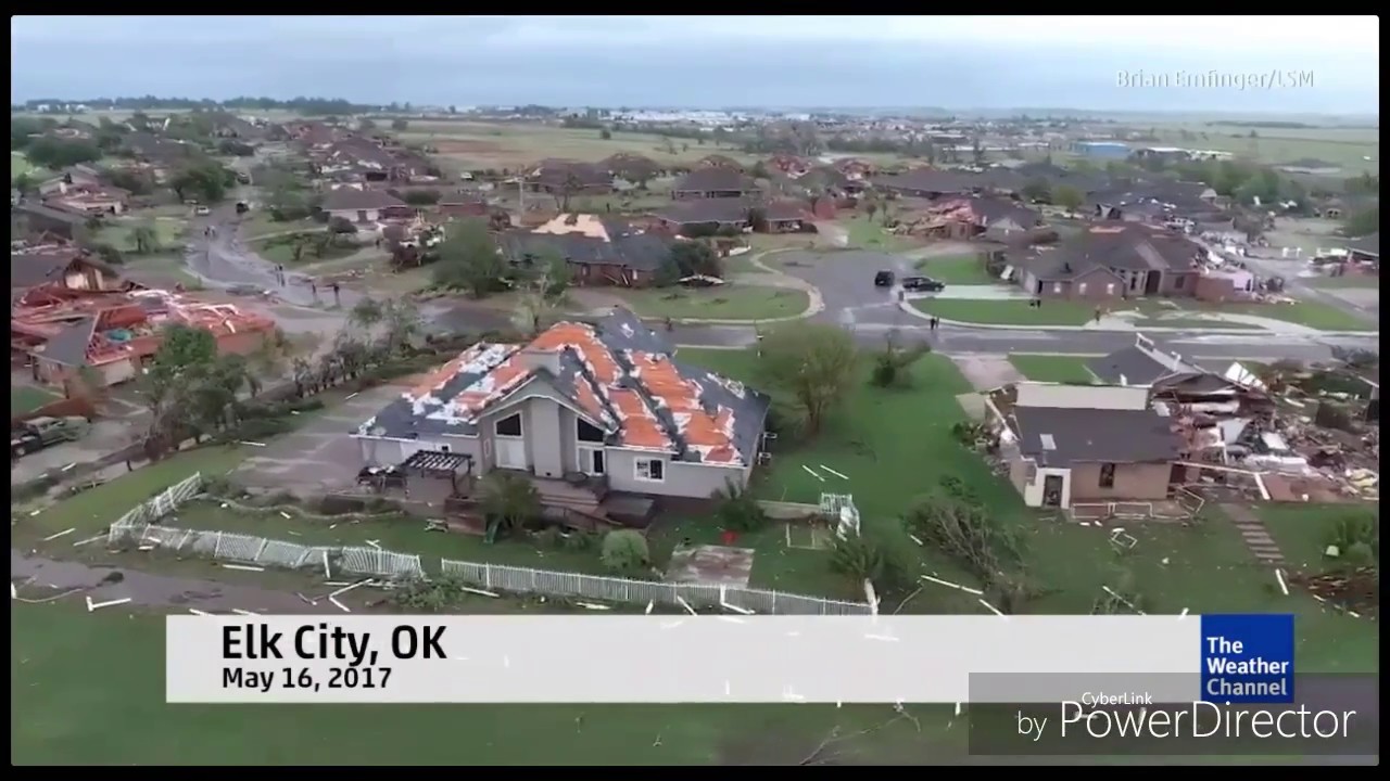 The Ef2 Tornado Damage In Elk City Ok Youtube
