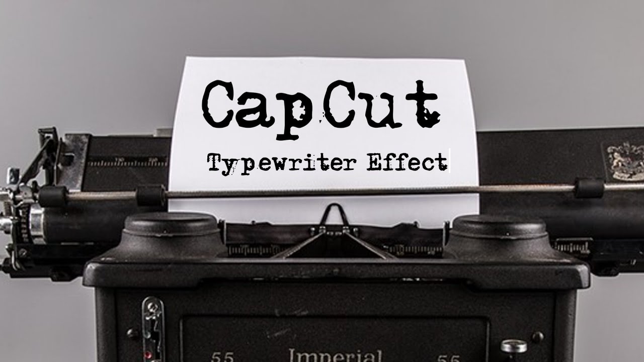 Typewriter Text Effect Animation In Capcut Youtube