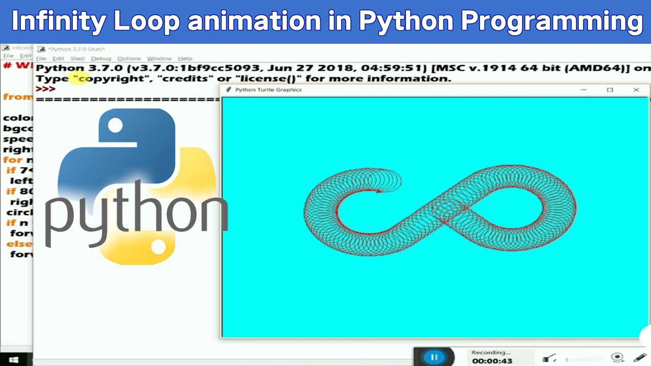 Infinity Loop In Python Programming Computer Soft Skills Circle In