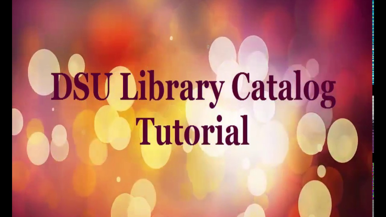 Catalog Tutorial Youtube