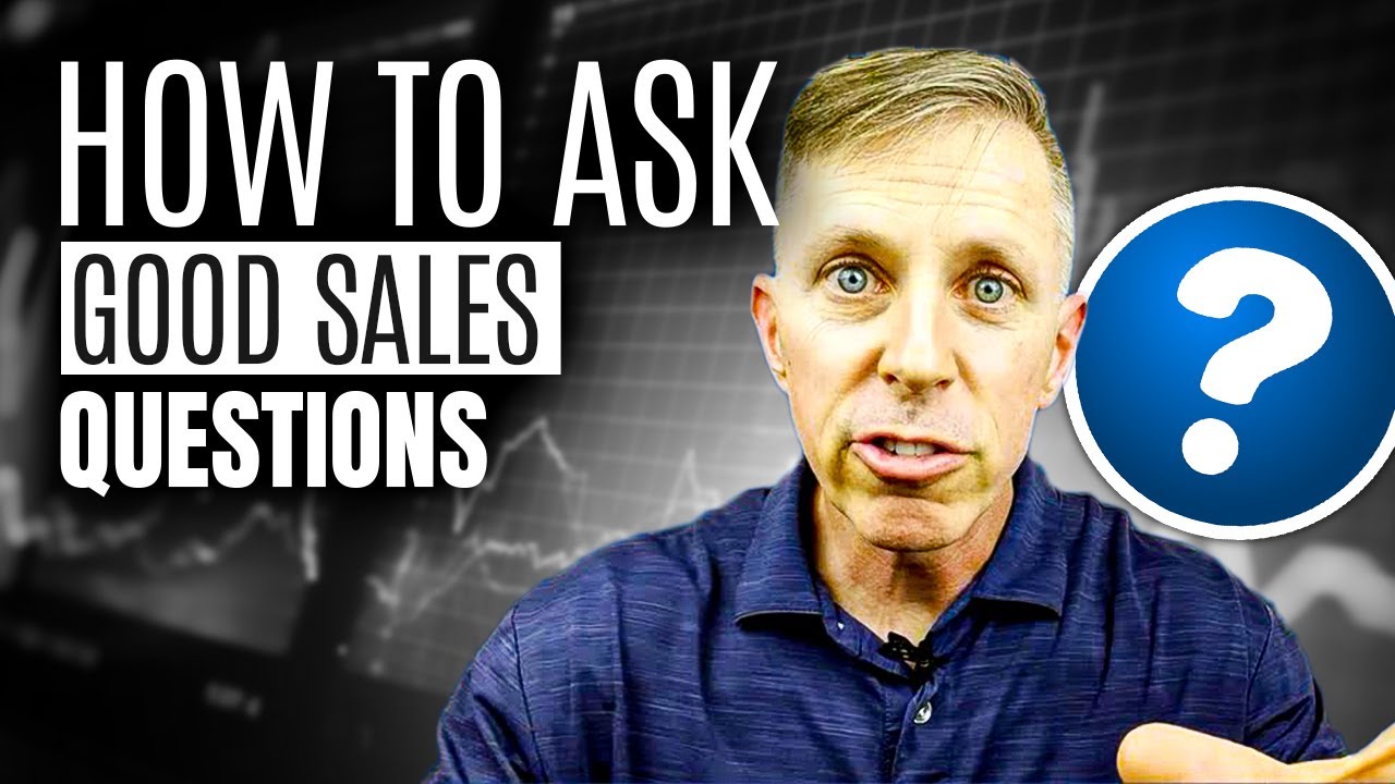 How To Ask Good Sales Questions Shawn Casemore Youtube
