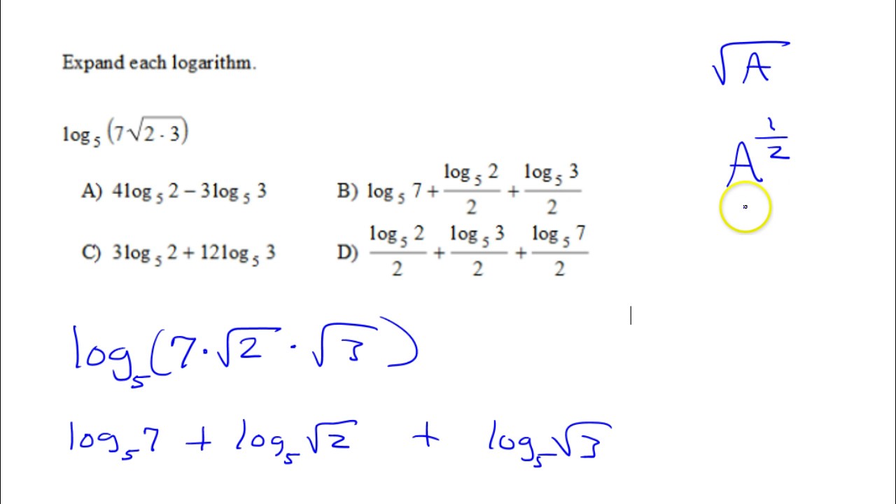 Basic Logarithm Problems At Anna Octoman Blog