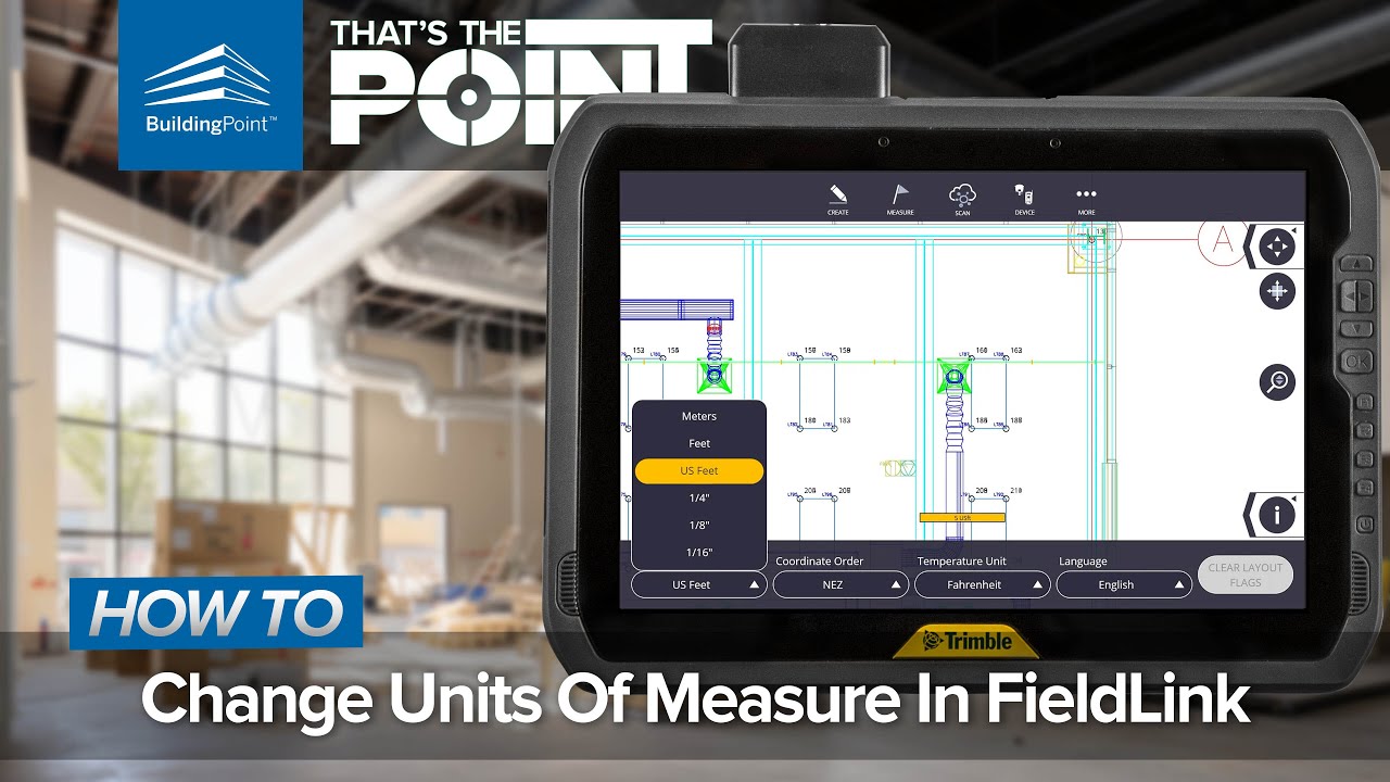 That S The Point How To Change Units Of Measure In Fieldlink Youtube