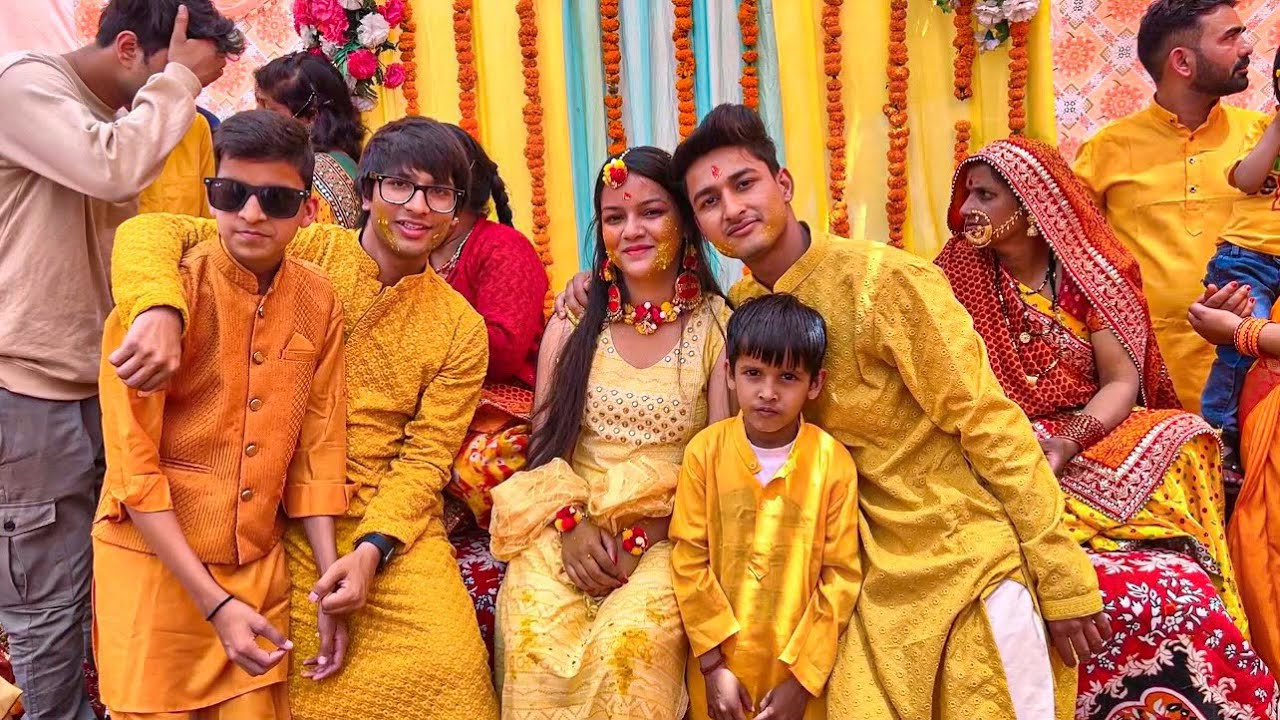 Haldi And Mehndi Ceremony ёяшн Youtube