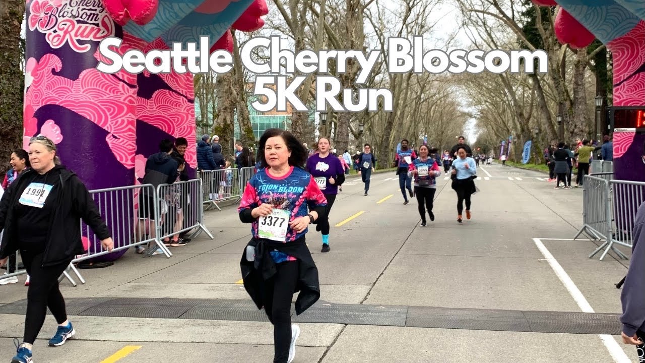 Seattle Cherry Blossom 5k Run Luluun Seven Youtube