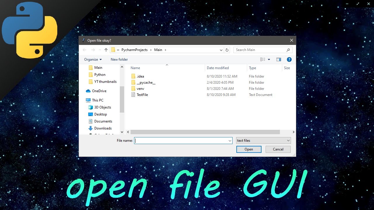 Python Gui Open A File Filedialog рџ ѓ Youtube