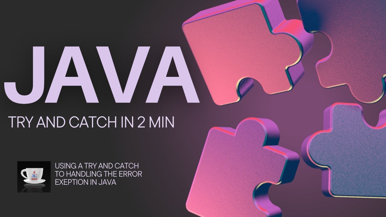 Try And Catch Using Java Program In 2 Min Youtube