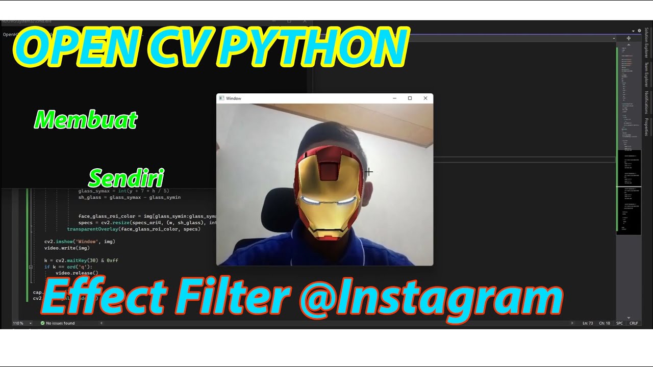 Opencv Python Filter Effect Youtube