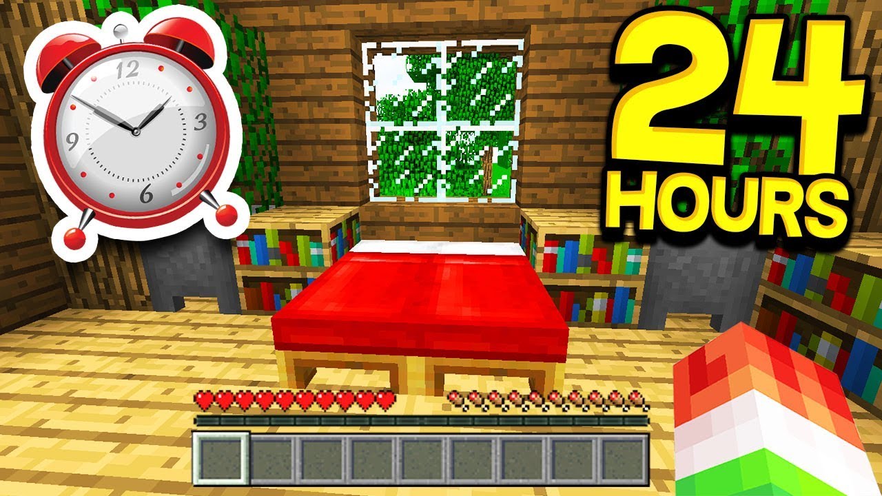 Playing Minecraft For 24 Hours Straight Youtube