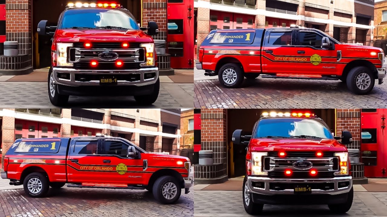 Orlando Fd Ems Commander Ems 1 Code 3 Response From Station 1 The