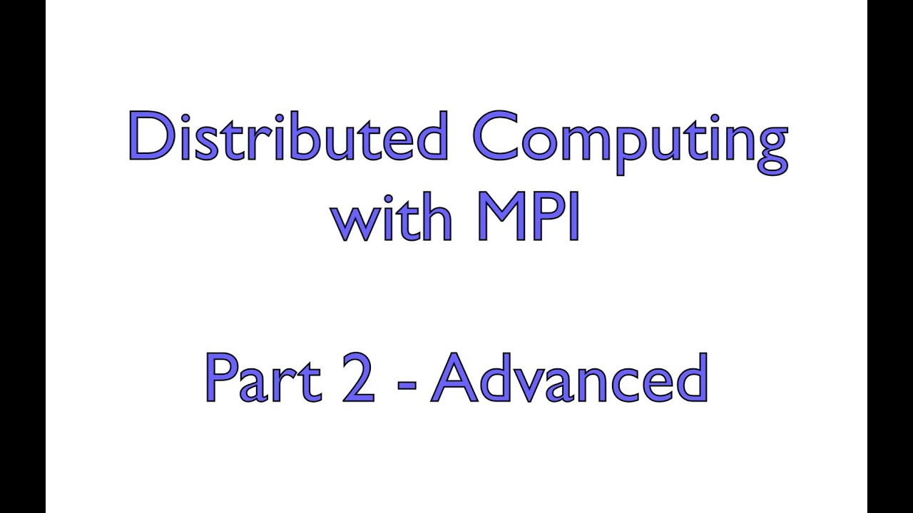 Mpi Advanced Youtube