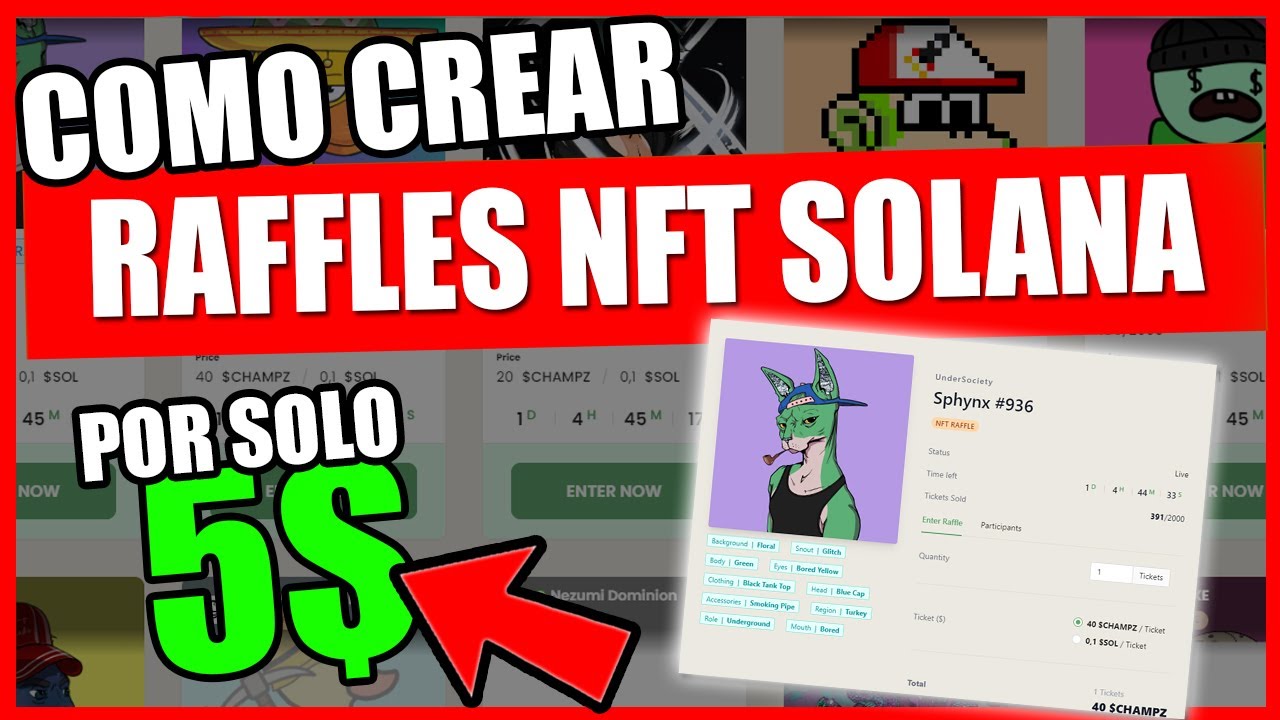 Como Crear Raffles Nft Por Menos De 5 Tutorial Raffles Nft Solana Paso