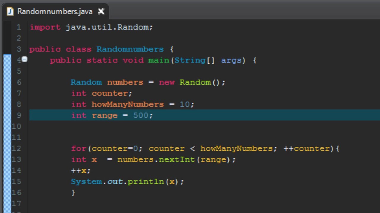 Function Random Number Generator In Java At Anne Nelson Blog