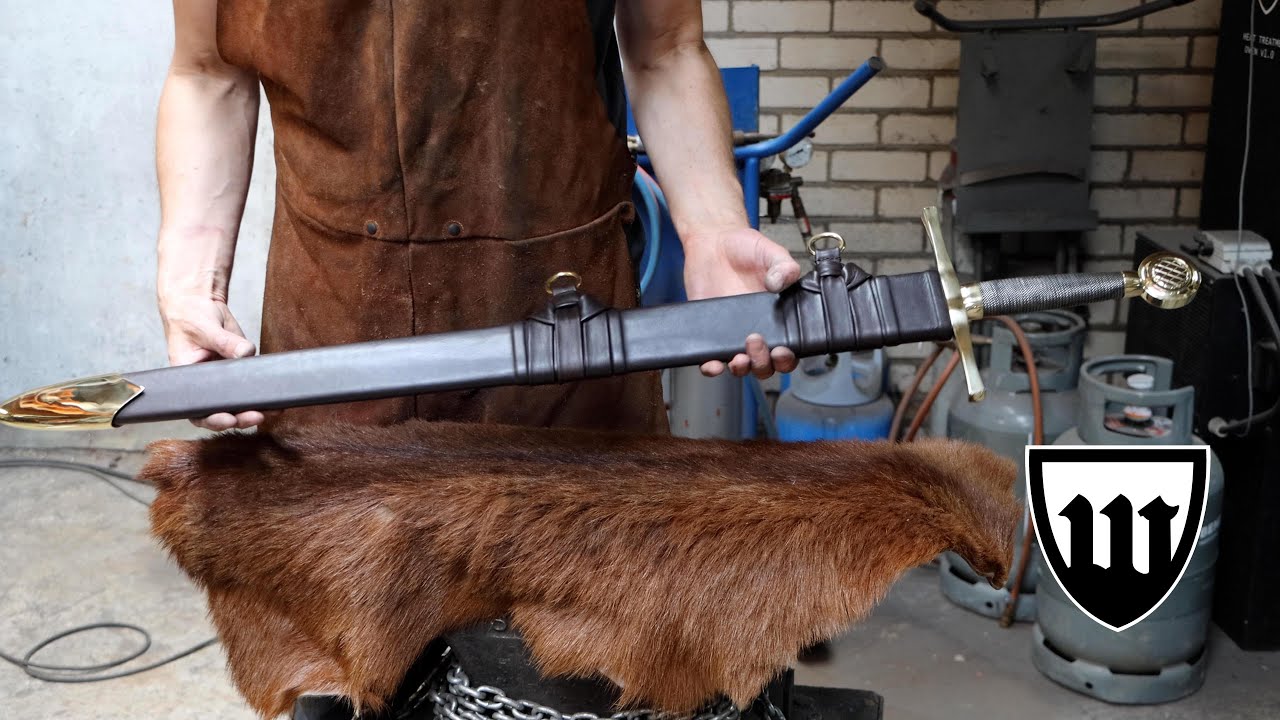 Forging The 1981 Movie Excalibur Part 4 Making The Scabbard Youtube