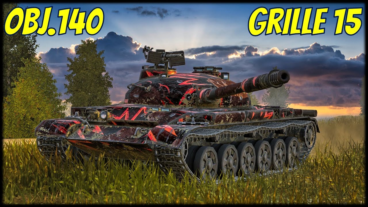 Obj 140 Grille 15 Wot Blitz Youtube
