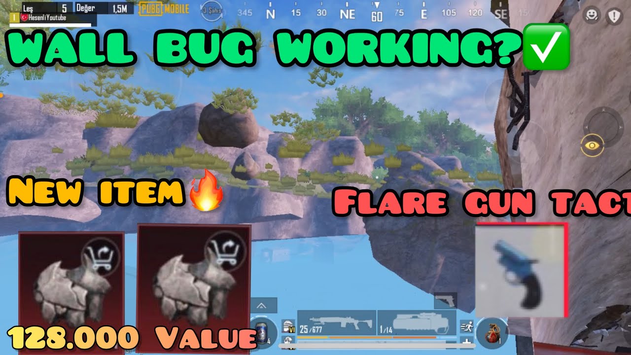 Metro Royale Wall Bugёяфе Bug Working Or Fixed ёяшп Wall Bug And Flare Gun