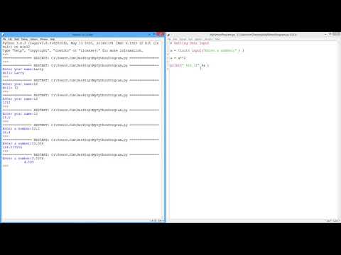 Python User Input Youtube