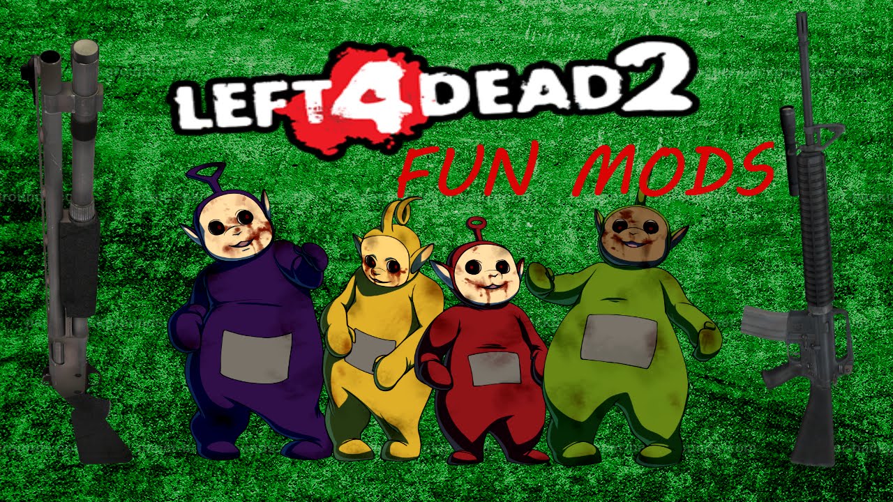 Left 4 Dead 2 Fun Mods Undead Teletubbies Johnny Bravo Tank And