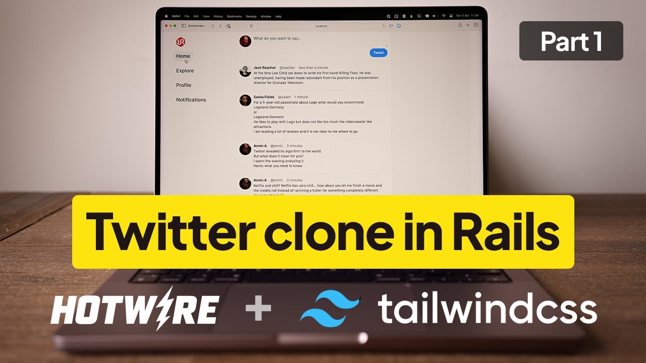 Rails Twitter Clone Part 1 Youtube