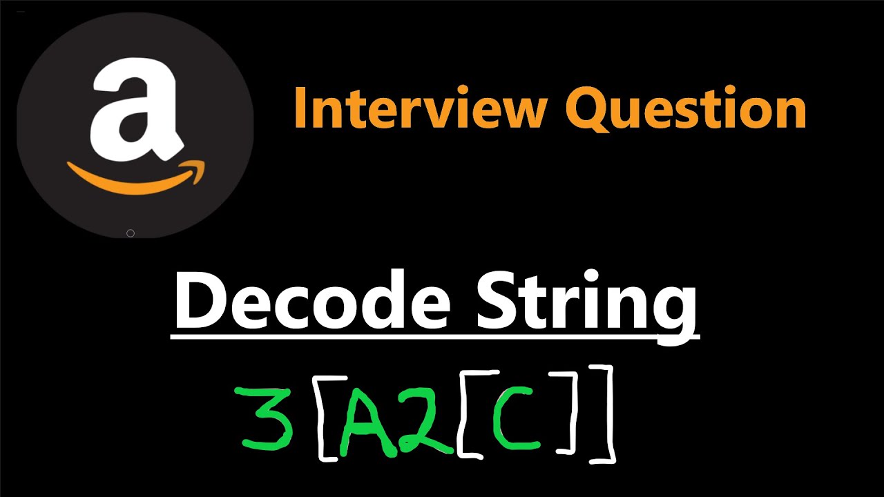 Decode String Leetcode 394 Python Youtube