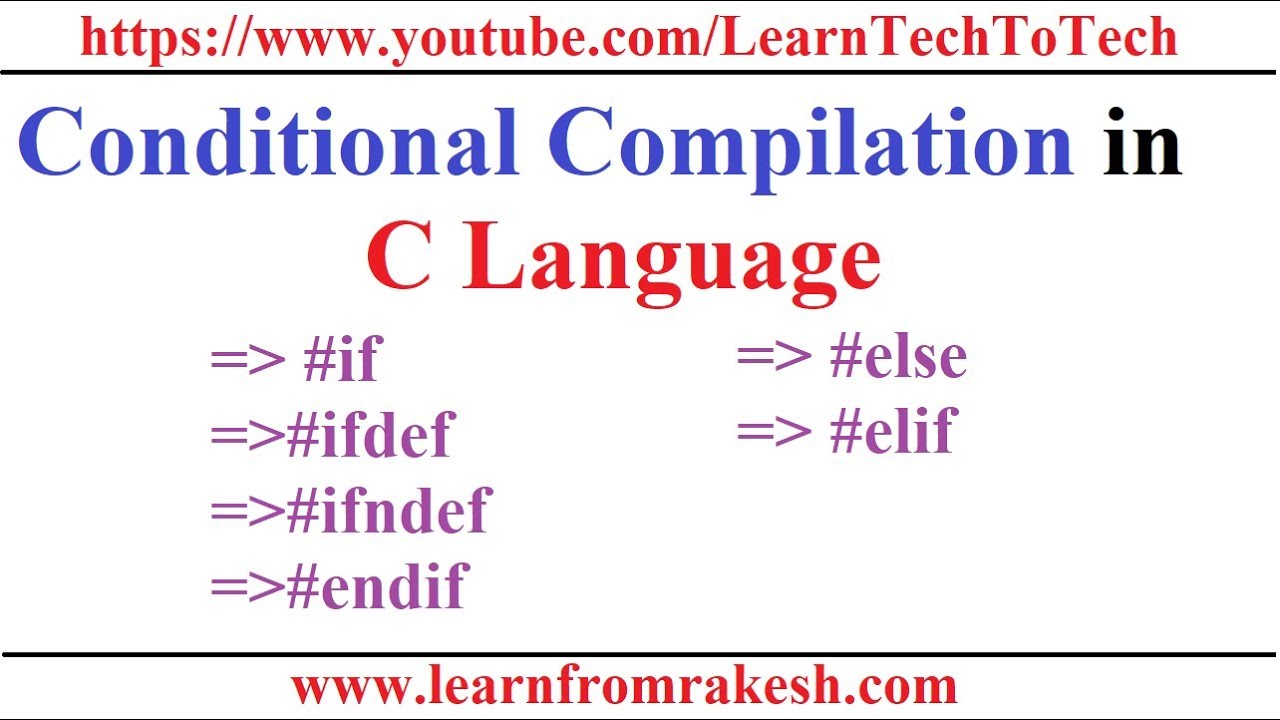 Conditional Compilation In C Peerdh