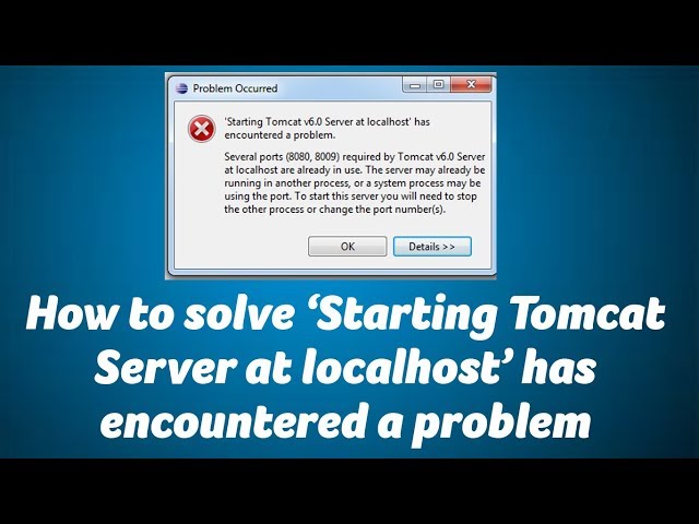 Java Starting Tomcat V90 Server At Localhost Failed To Start Stack
