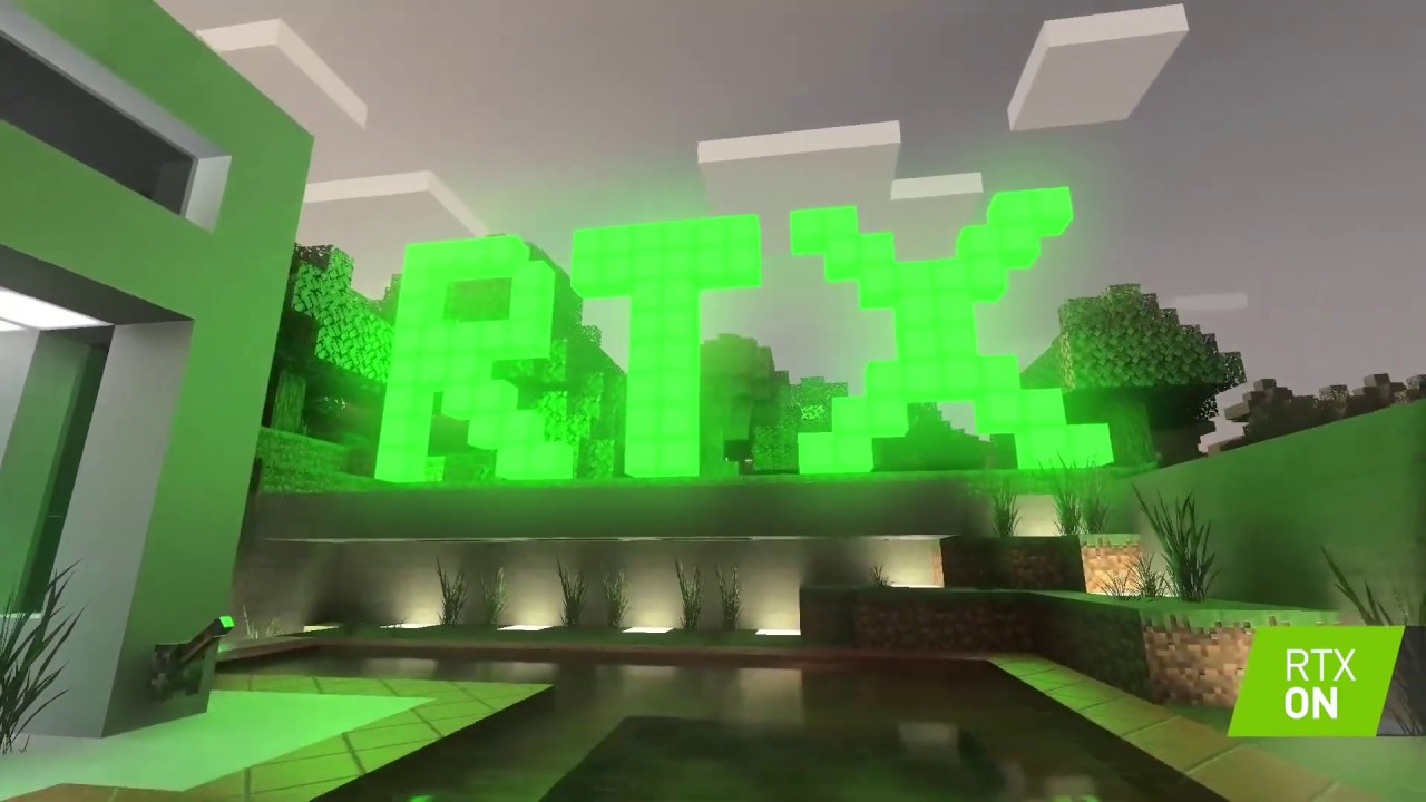 Minecraft Rtx On Off Gameplay Demonstration Pc Youtube