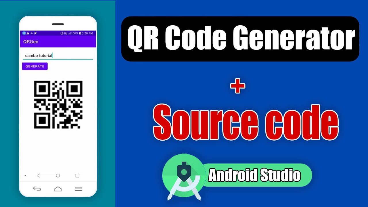 Generate Qr Code In Android Studio Qr Generator Codingbeginner