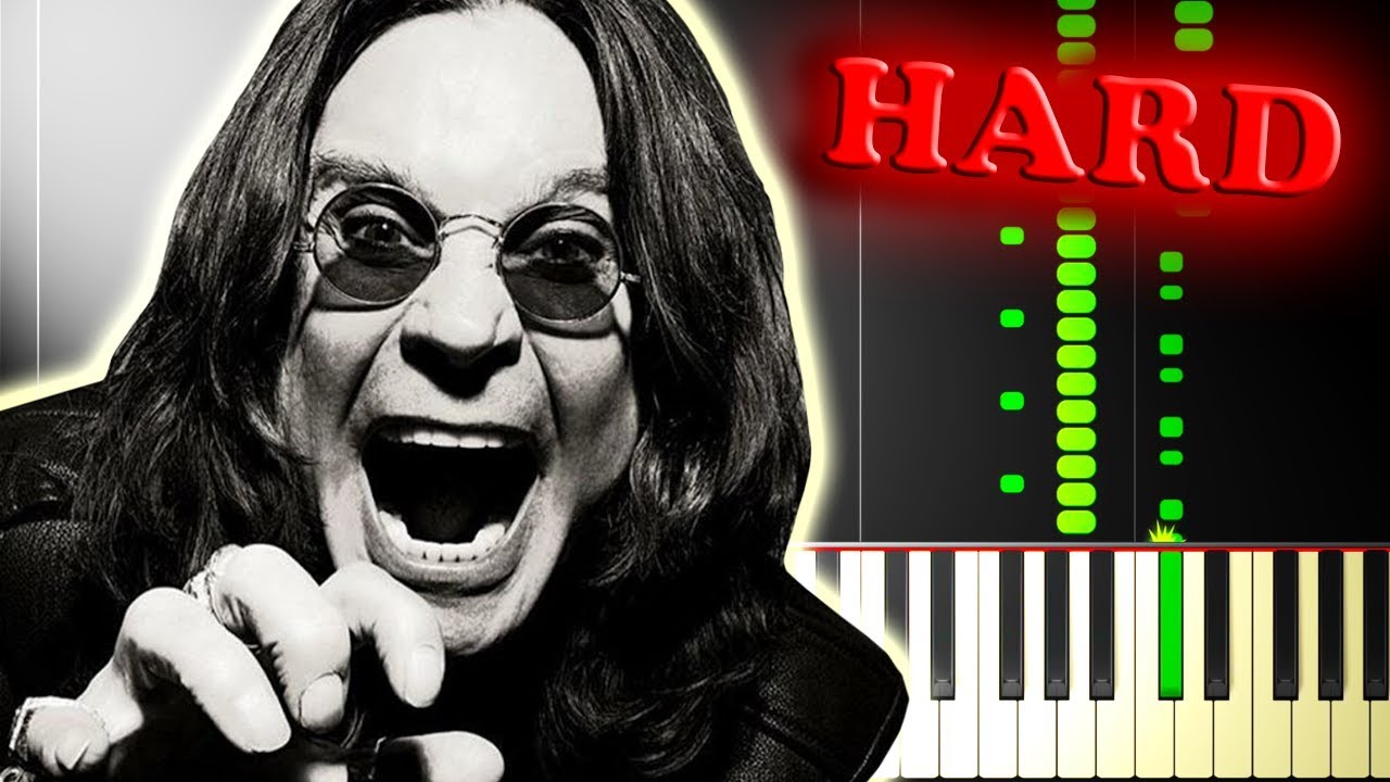 Ozzy Osbourne Crazy Train Piano Tutorial With Full Guitar Solo