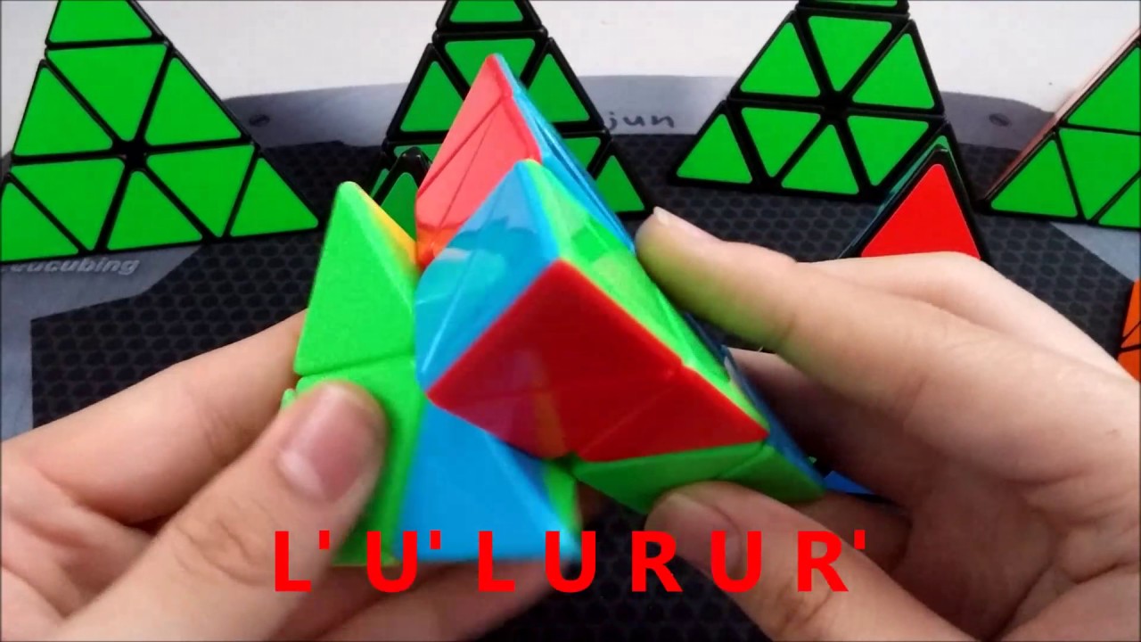 Pyraminx L4e Tutorial Part 2 Two Edge Cycle Youtube