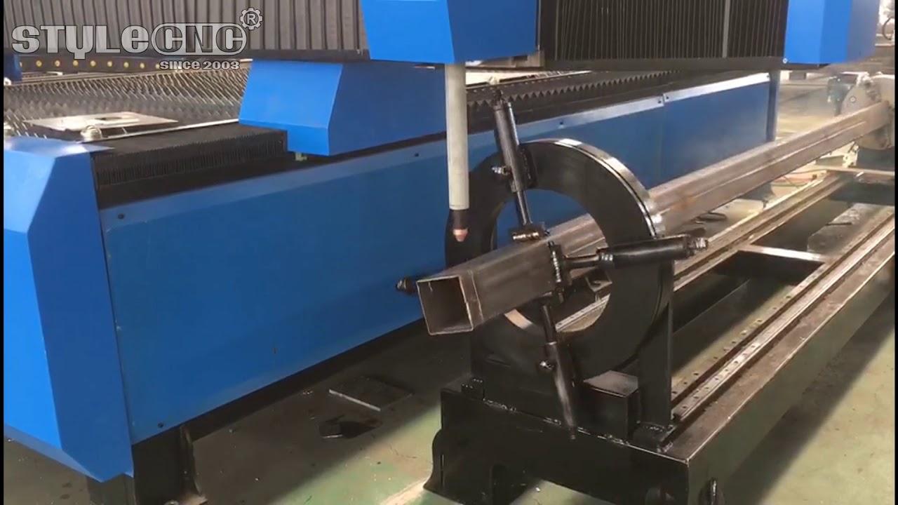 Cnc Plasma Cutter For Metal Tubes Cutting Youtube