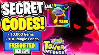 New All Working Codes For Spongebob Tower Defense Roblox Spongebob Td ...