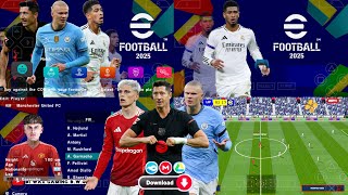 New Update Efootball Pes 2025 Ppssspp Mediafire 100 Atualizado Pes 25 ...