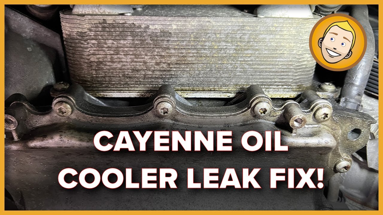Porsche Cayenne Turbo 958 Oil Cooler Leak Fixed Youtube