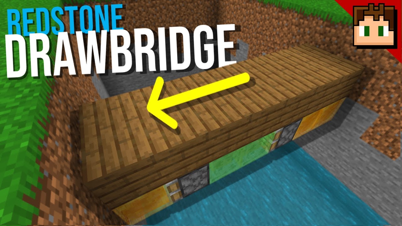The Working Drawbridge Minecraft Bedrock 1 21 Tutorial Youtube